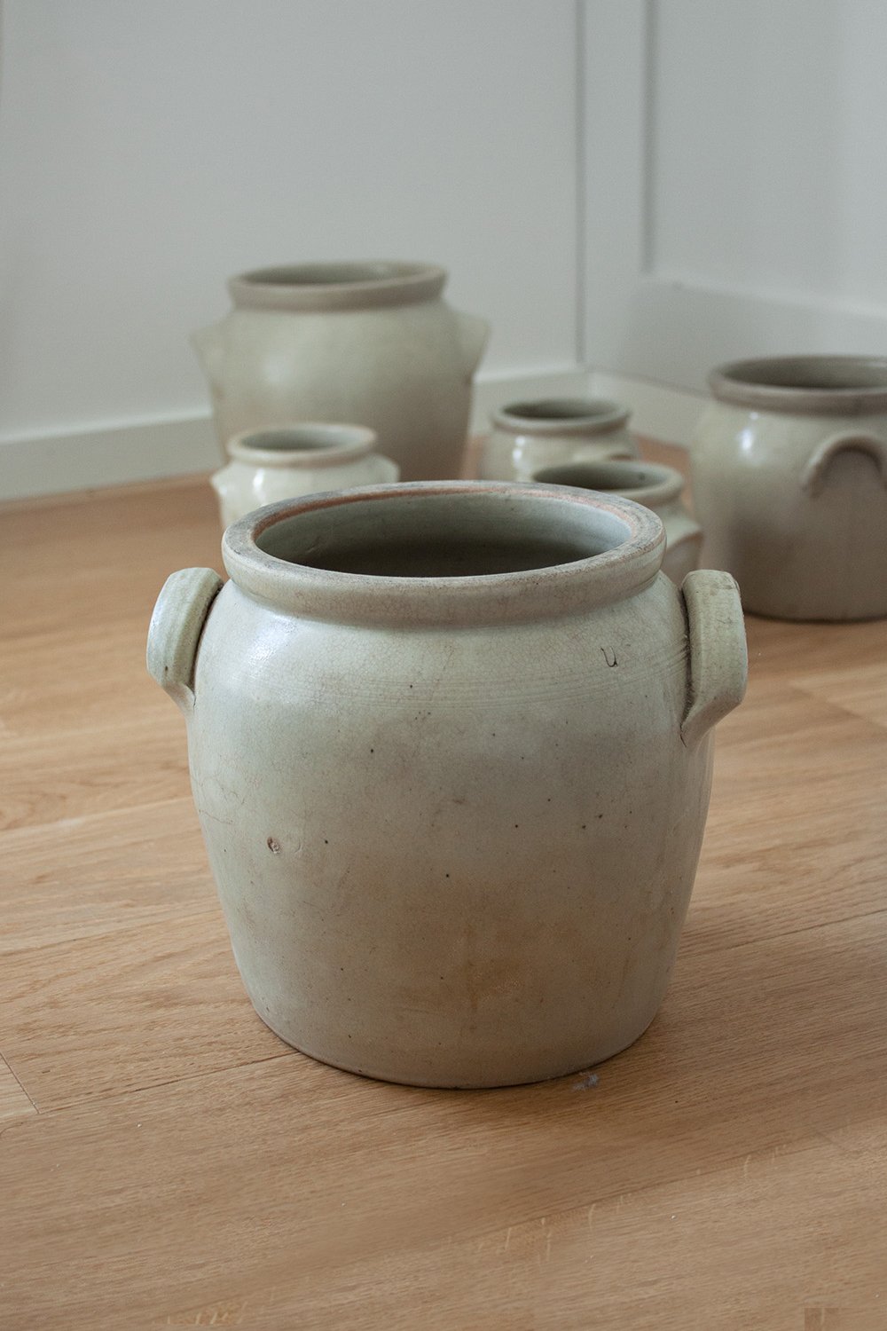 Vintage French stoneware kitchen pot (Large) | ZWEI Design