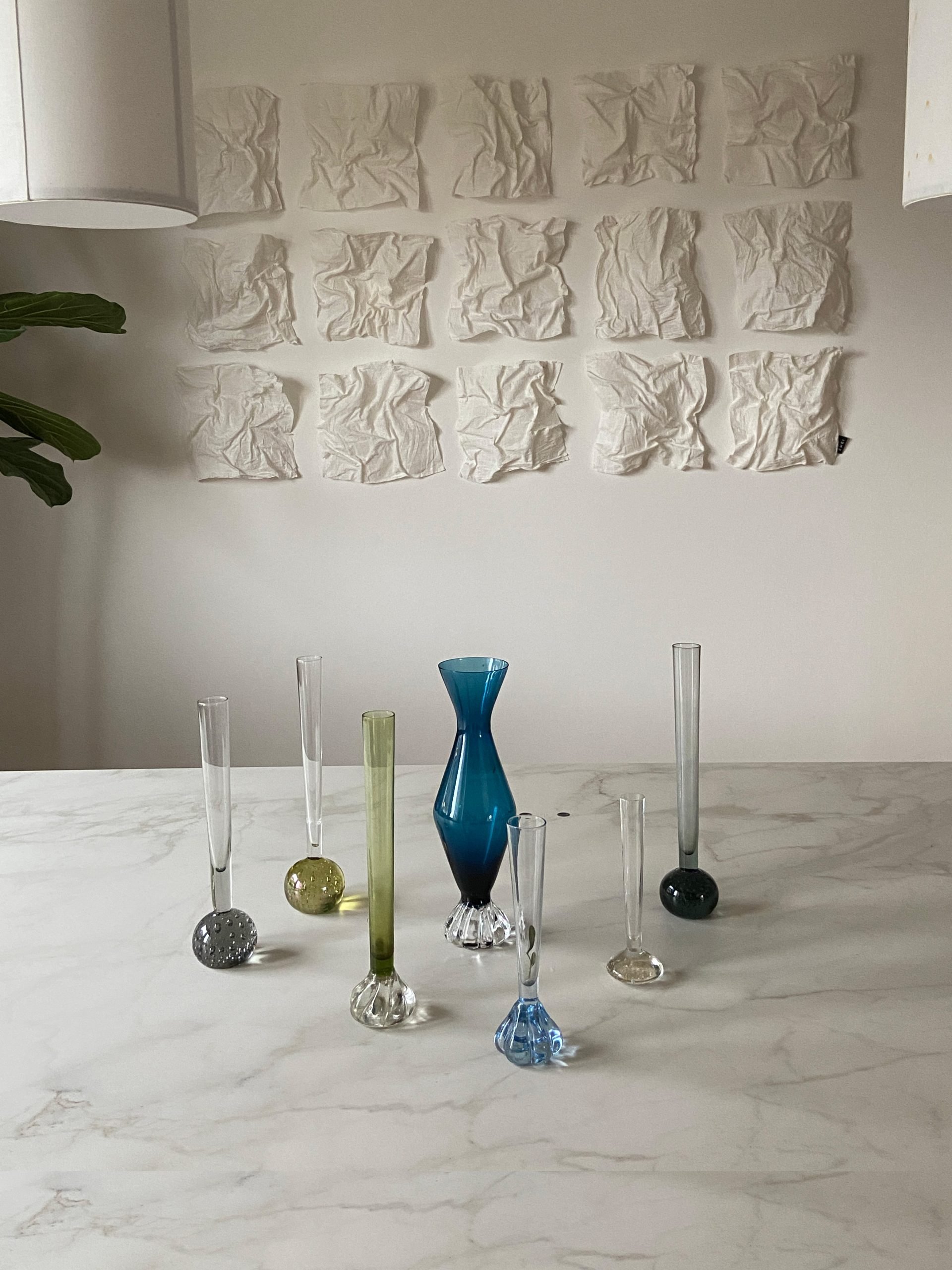Collection Of Scandinavian Single Stem Vases blue | ZWEI Design